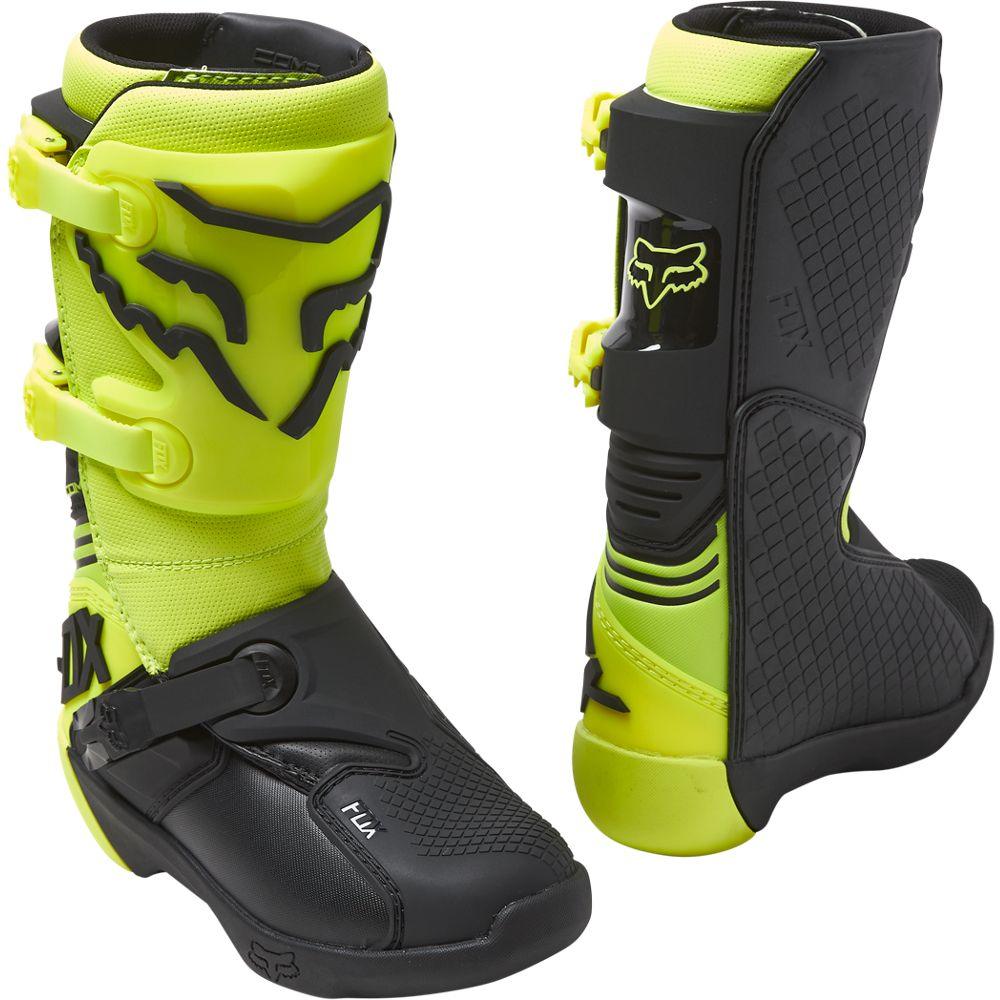 Botas MX/Enduro Fox Botas Moto Niño Comp Amarillo Fox